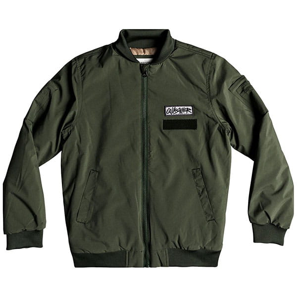 Купить бомбер Quiksilver Mankai Sun зеленый от QUIKSILVER по выгодной ...