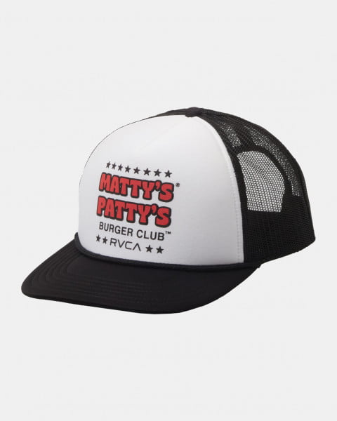 Купить бейсболку RVCA Matty'S Patty'S Burger Club черный от RVCA по ...
